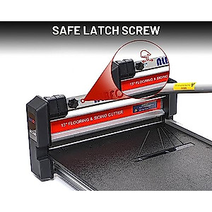NLBFOU 13"Laminate Flooring Cutter,Cuts Vinyl Plank,Laminate,Siding,Rubber Floor,VCT,LVT,SPC,PVC,LVP,WPC and More