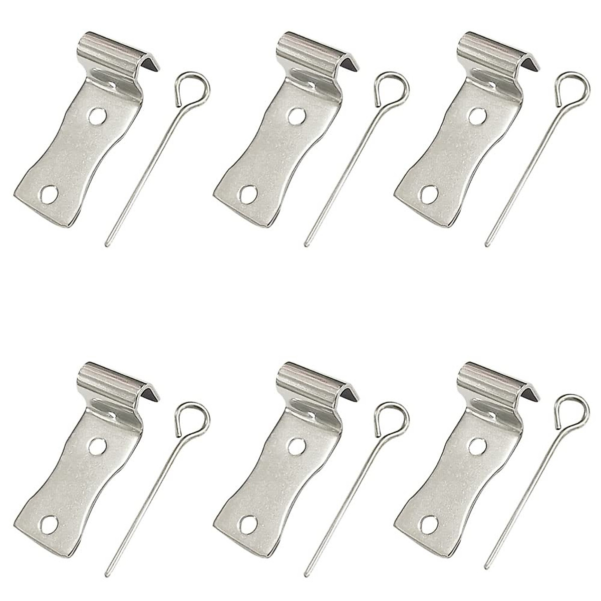 bjsdkff Sofa Savers Zig Zag Spring Repair Bracket Kit, Sofa Zig Zag Spring Repair Brackets for Furniture Chair Couch Sofa Upholstery Spring Replacement Repair 6 Pieces