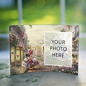 Disney – Minnie Rocks the Dots on Rodeo Drive – Curved Acrylic Print – Thomas Kinkade Studios – for Newlyweds Anniversaries