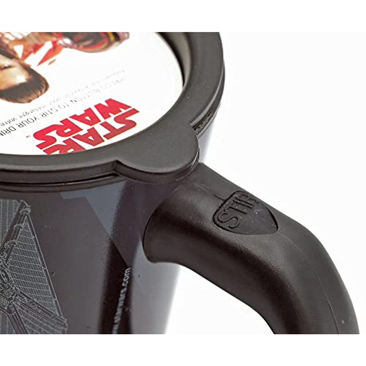 Underground Toys Star Wars Tie Fighter Self-Stirring 12 Ounce Travel Mug