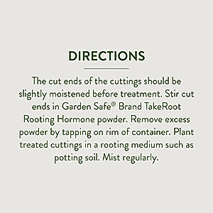 Garden Safe Take Root Rooting Hormone, Promotes Rooting, Grow New Plants From Cuttings, 2 Ounce