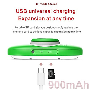 Niaviben Mini Portable Digital Camera for Kid's Waterproof Camera Front and Rear Dual 24 Million Pixel Compact Camera 2.4 Inch Green