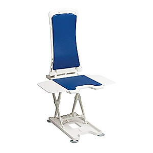 Drive DeVilbiss Healthcare Bellavita Lightweight Reclining Bath Lift with Blue Covers