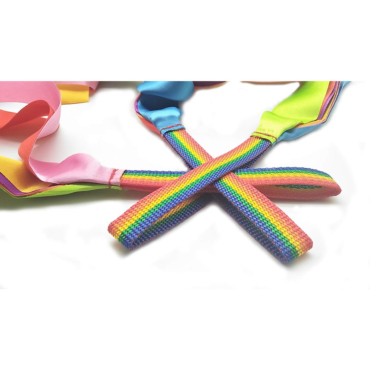 AIVIAI Rhythm Ribbon Dance Ribbons Rhythm Streamers for Baby Kids Party Supplies 12 PCS
