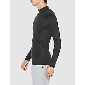 Under Armour Men's ColdGear Armour Compression Mock - 1366072-001 - Black/White - 4XL