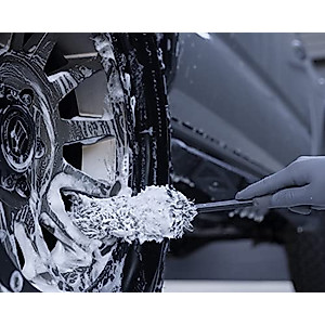 PROPER DETAILING CO. Car Wheel Brush Set, 2 Pack Premium Microfiber Brushes for Cleaning Wheels, Wheel Barrels, Spoked Rims, Professional Grade Scratch Free Wheel Brush for Cars, Trucks, Motorcycles