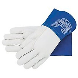 Memphis Glove 127-4850M Mig/Tig Welders Gloves, Premium Grade Grain Goatskin, Medium, Beige (Pack of 12)