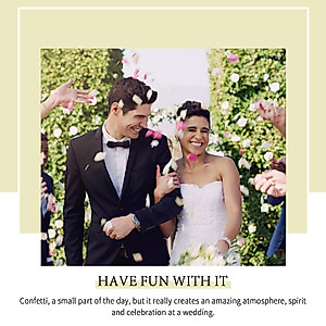 AIOMOB 50 Pcs Wedding Confetti Bags Throw Some Love Wedding Petal Toss Packets Glassine Wedding Flower Petal Packets for Wedding Send Off, Exit, Tosses