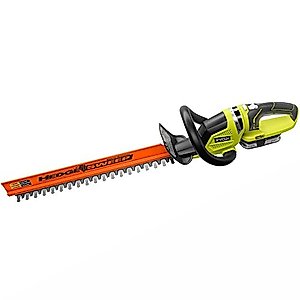 Ryobi ZRP2660 ONE Plus Lithium+ 22 in. 18-Volt Lithium-Ion Cordless Hedge Trimmer Kit (Renewed)