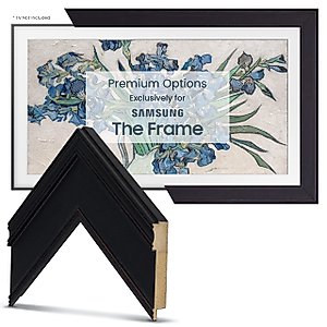 Frame My TV Deco TV Frames - Black Smart Frame Compatible ONLY with Samsung The Frame TV (55", Fits 2021-2025)