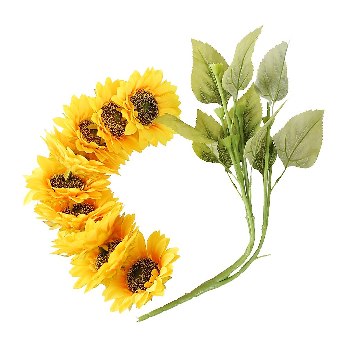 AmyHomie Artificial Flowers, Artificial Sunflower Bouquets, Fake Flowers for Baby Shower Home Decoration Wedding Decor, Bride Holding Flowers,DIY Garden Craft Art Decor