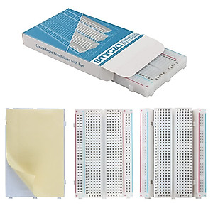 Smraza Ultimate Starter Kit with Tutorial, Breadboard Holder, Jumper Wires, Resistors, DC Motor Compatible with Arduino R3 Project Compatible with Mega 2560 Compatible with Nano