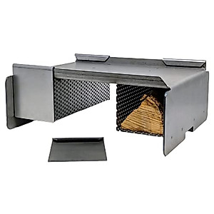 Smoke Daddy Heavy D: Pellet Grill Stick Burning Heat Diffuser | Heavy Duty Heat Baffle Pellet Smoker Accessory for Pellet Grills and Smokers | Authentic Hardwood Smoke Flavor in your Electric Pellet Grill | Replaces Existing OEM Heat Deflector