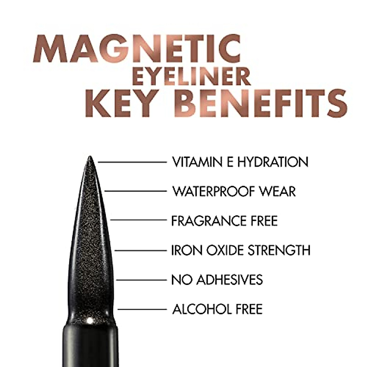 MoxieLash Magnetic Eyelashes with Eyeliner Kit - Classy Kit - Natural Looking False Eyelashes - Set of Classy Lashes + Magnetic Eyeliner + Eyeliner Remover Swabs - USA Owned - No Glue