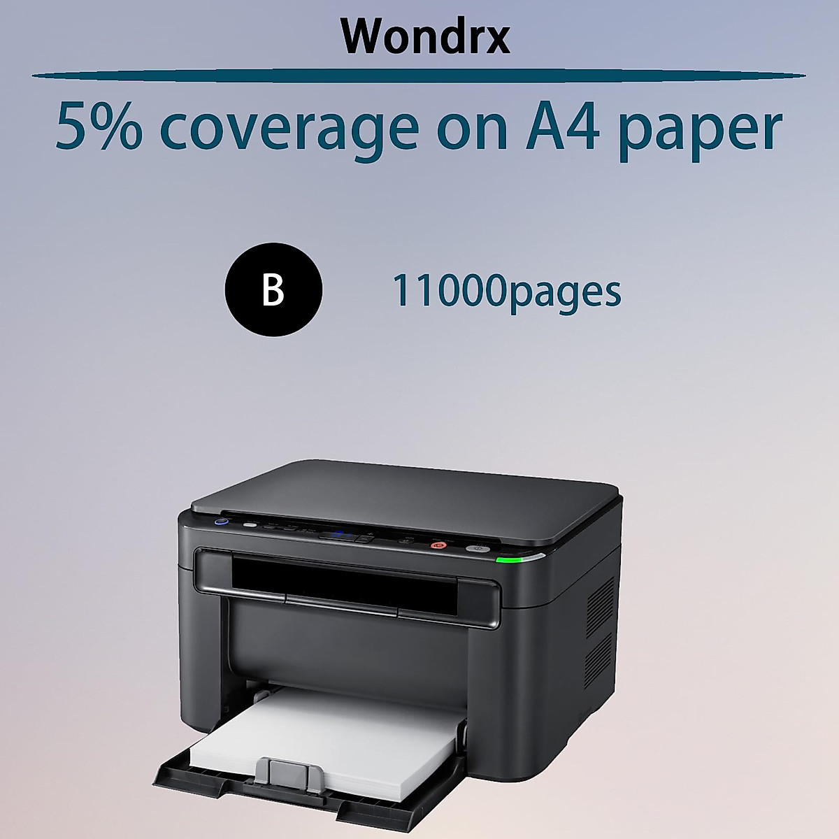 Compatible TN114 Toner Cartridge for Konica Minolta TN114 TN115 for BH162 163 210 211 220 7516 7521 7616 7622 DI152 183 1611 2011 High Yield 11000 Pages (Black 2Pack)