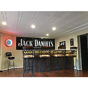 A La Maison Ceilings R24 Line Art Foam Glue-up Ceiling Tile (128 sq. ft./Case), Pack of 48, Plain White