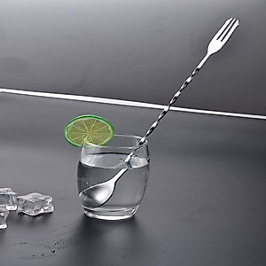 ACKLLR 36 Pcs Coffee Art Maker Set, 32 Pieces Coffee Decorating Stencils Barista Template + 2 Latte Pen + 2 Pack Spiral Pattern Mixing Spoon Fork 2 in 1 for Mousse Cake Birthday Party Bar Espresso