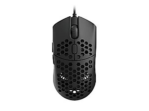 HK Gaming Sirius M Ultra Lightweight Honeycomb Shell Gaming Mouse | 54 Grams | 12000 cpi | USB Wired | 6 programmable Buttons | On-Board Memory | Anti Slip Grips | Sirius-M 12000cpi Black