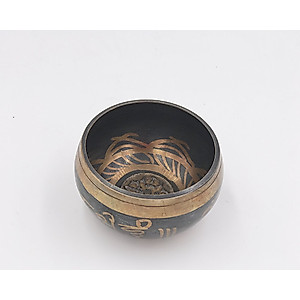 Contineo 3.15 inch Tibetan Singing Bowl with Striker,Meditation Bowl for Healing,Yoga,Relaxation,Mindfulness