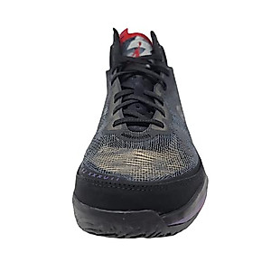 Nike Men's Air Jordan XXXVII Basketball Shoe, Black/True Red-Club Purple, 11 M US