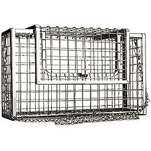 YYW Women Chain Crossbody Bags Iron Cage Metal Hollow Out Cage Evening Clutch (Black)