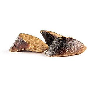 Jack&Pup Filled Cow Hooves for Dogs; Stuffed Dog Chew Hoofs (5 Pack) Cow Hoofs for Dogs. Natural Dog Chews, Filled Dog Bones (Peanut Butter Flavor)