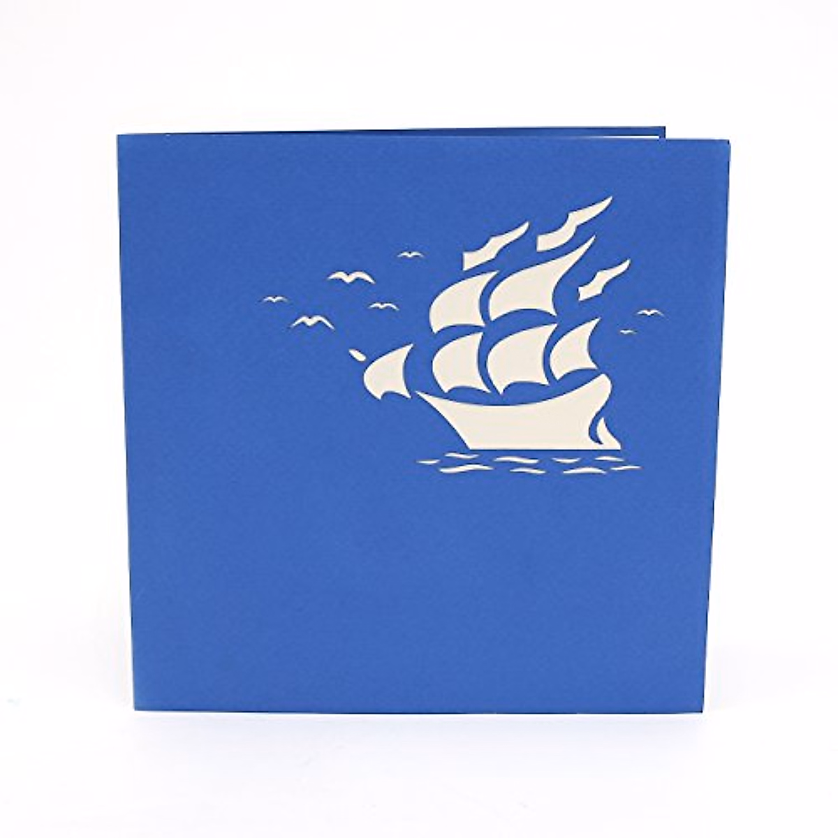 Liif Set Sail Ship 3D Greeting Fathers Day Pop Up Card For All Occasions, Congratulations, Fathers Day Card, Graduations, Retirement Card, Get Well