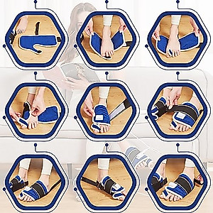 CAMECO 1 Pair Heating Pad Bunion Correctors for Women & Men, Upgraded Heated Big Toe Separator Spacer Straightener for Hallux Valgus, Bunion Pain Relief Splint Hammer Foot Brace Day & Night Support