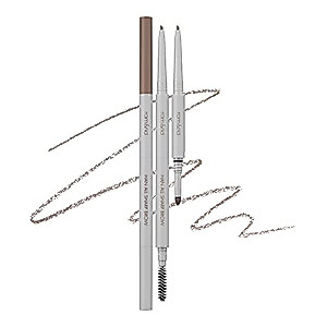rom&nd HAN ALL SHARP BROW c3 modern beige, Dual-Sided, Fine Tip, Shapes & Defines & Fills Brows, for All Brows from Dark Brown to Blonde, Natural Makeup, Sharp Tip Applicator, K-Cosmetics