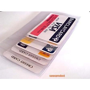 Julie Product 6 Page Staggered Checkbook Wallet Insert