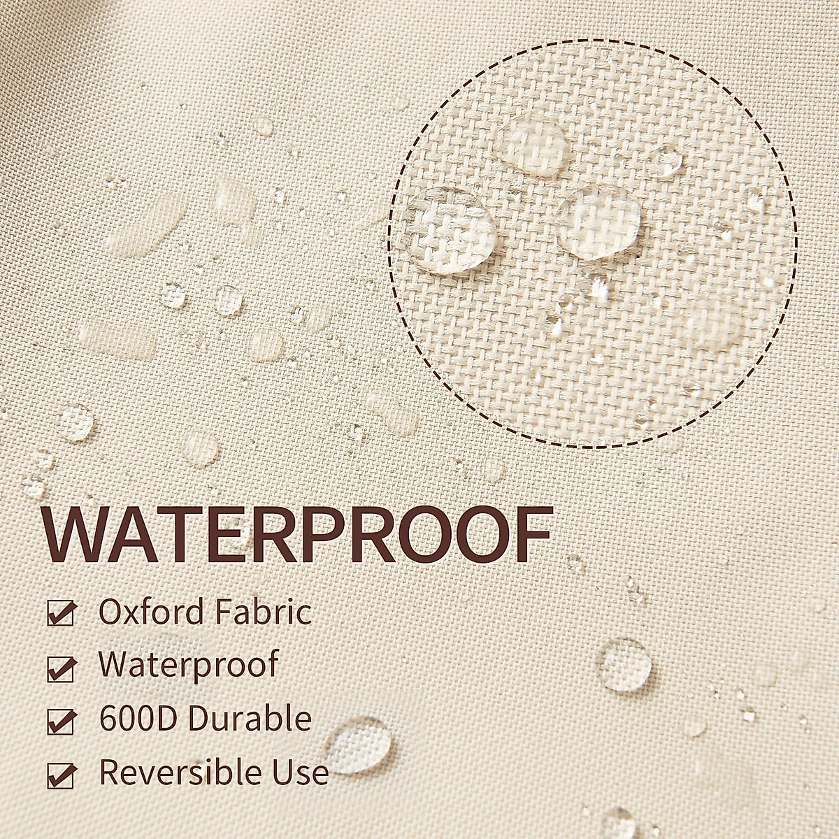 Bestalent Patio Furniture Covers Waterproof,Outdoor Sofa Covers for Loveseat Fits up to 54W x 38D x 35H inches