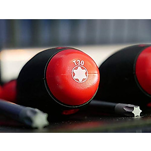 Wiha 36267 12-Piece T5-T40 Torx Driver Set with Soft Finish