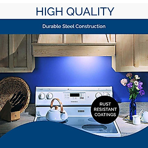 Broan-NuTone Elite 27.6-inch Custom Power Pack Range Hood Insert with 2-Speed Exhaust Fan and Light, MAX 300 CFM, Brushed Grey