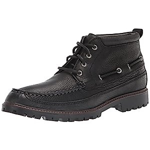 Sperry Men's Gold Authentic Original Lug Chukka Boot, Black, 12
