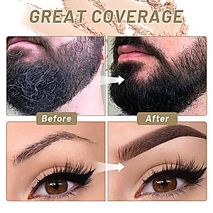 SOVONCARE Hairline Powder, Instantly Hairline Shadow Gray Hair Coverage Touch Up Hair Powder for Thinning Hair for Women Hair Root Touch Up Powder Hair Root Cover Up Conceals Hair Loss Light Brown