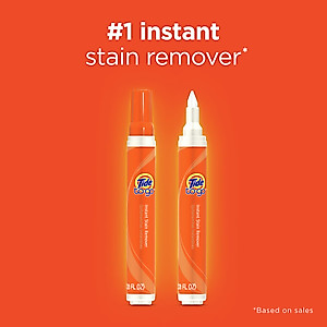 Tide Liquid Stain Remover for Clothes, Tide To Go Pen, Instant Spot Remover for Clothes, Travel & Pocket Size, 1 Count
