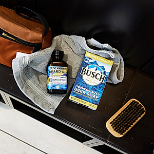 Duke Cannon Supply Co. Big Ass Brick of Bar Soap - Superior Grade, Large Men's Soap Made with Busch, All Skin Types, Masculine Sandalwood Scent, 10 oz.