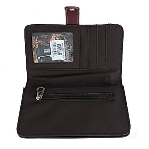 American Bling Concealed Carry Flower and Rhinestone Crossbody Purse and Wallet