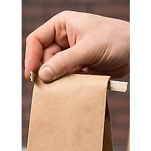 Resealable Kraft Tin Tie Poly-lined Bags Coffee Bags Reclosable Tin Tie Bags without window - 1Lb - 50 Pack