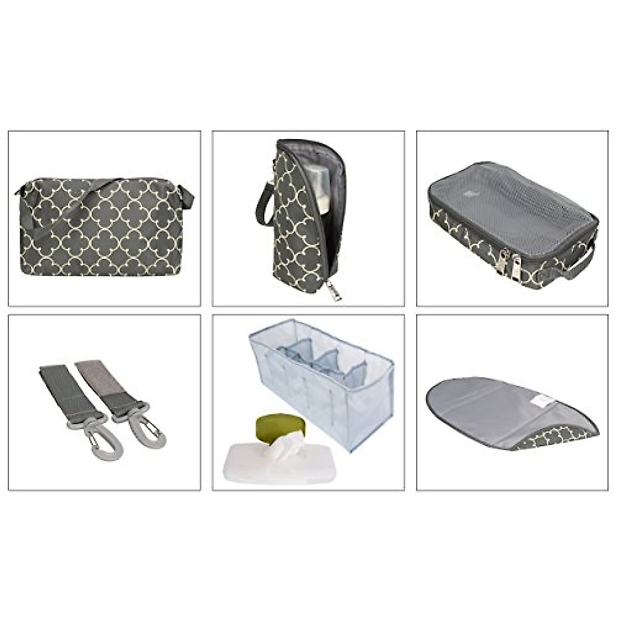 SoHo Grand Central Station Diaper Bag (Green)