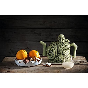 Assassins Teapot Handmade Chinese Ceramic Assassin Teapot Trick, Magic Trick Assassin's Teapot, Chinese Assassin Tea Pot Tea Kettle Conversation Starter Assassin Teapot Mini Funnel By Crown Display