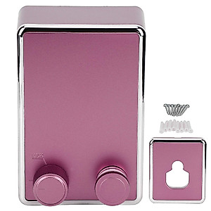 Ozgkee Retractable Clothesline Wall Mounted Stainless Steel Durable Indoor Balcony Drying Rack (Pink)