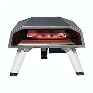 Outdoor Pizza Oven Gas Pizza Oven Portable Outside Ovens - Foldable Feet with Propane Gas Regulator and Hose, Pizza Peel, Stone. 12'' Pizza Maker for Outdoor Cooking