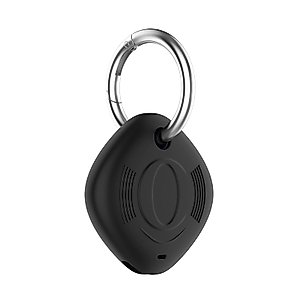 SmartTag Protector Case Soft Silicone Protective Shell GPS Tracker Accessories Compatible with Samsung Galaxy SmartTag (Black)