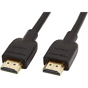 Amazon Basics High-Speed HDMI Cable (18Gbps, 4K/60Hz) - 3 Feet, Black