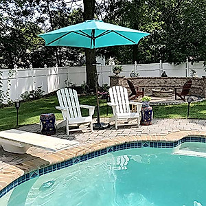 Redback White Adirondack Chair 2 Set Classic Oversized Adirondack Chairs 350lbs Duty Rating Plastic/Resin Faux Wood Chair for Fire Pit & Patio Deck Garden