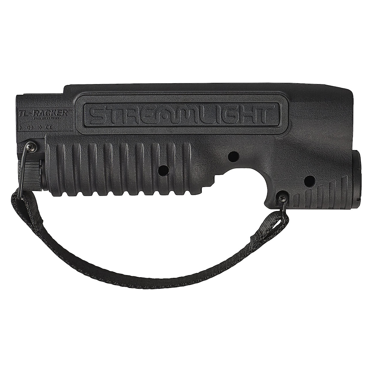 Streamlight 69602 TL-Racker 1000 Lumen Forend Light for Mossberg 590 Shockwave with Strap and CR123A Lithium Batteries, Black