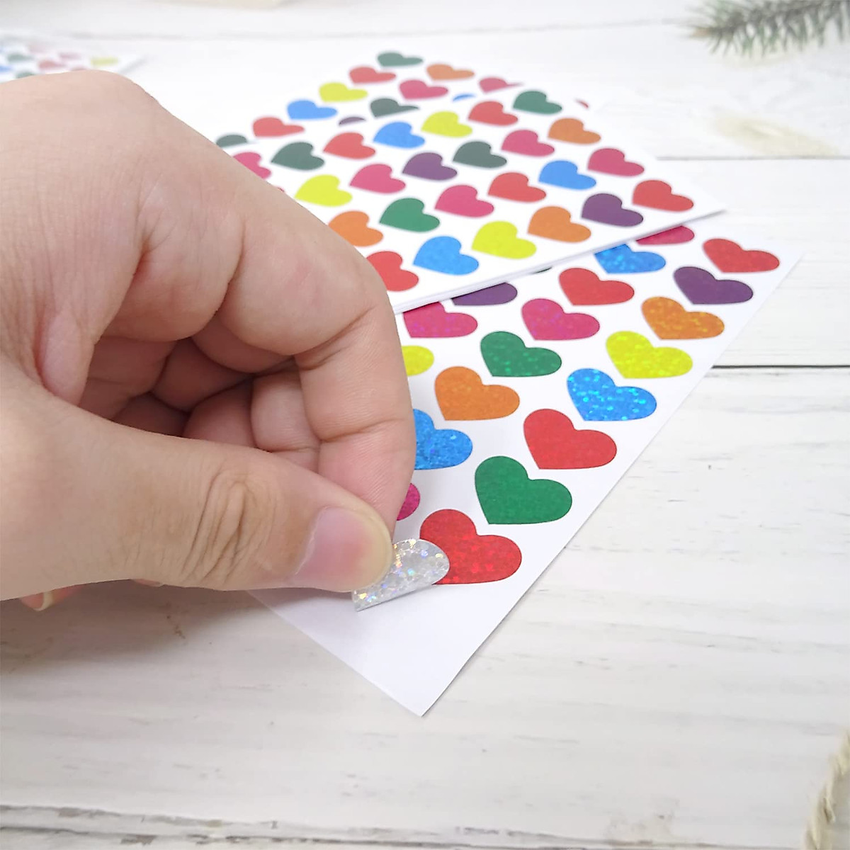 HONBAY 3 Rolls of Colorful Cute Cartoon Eye Nose Mouth Decal Stickers Label for Coloring Book, Notebook, Bottles, Laptops, etc