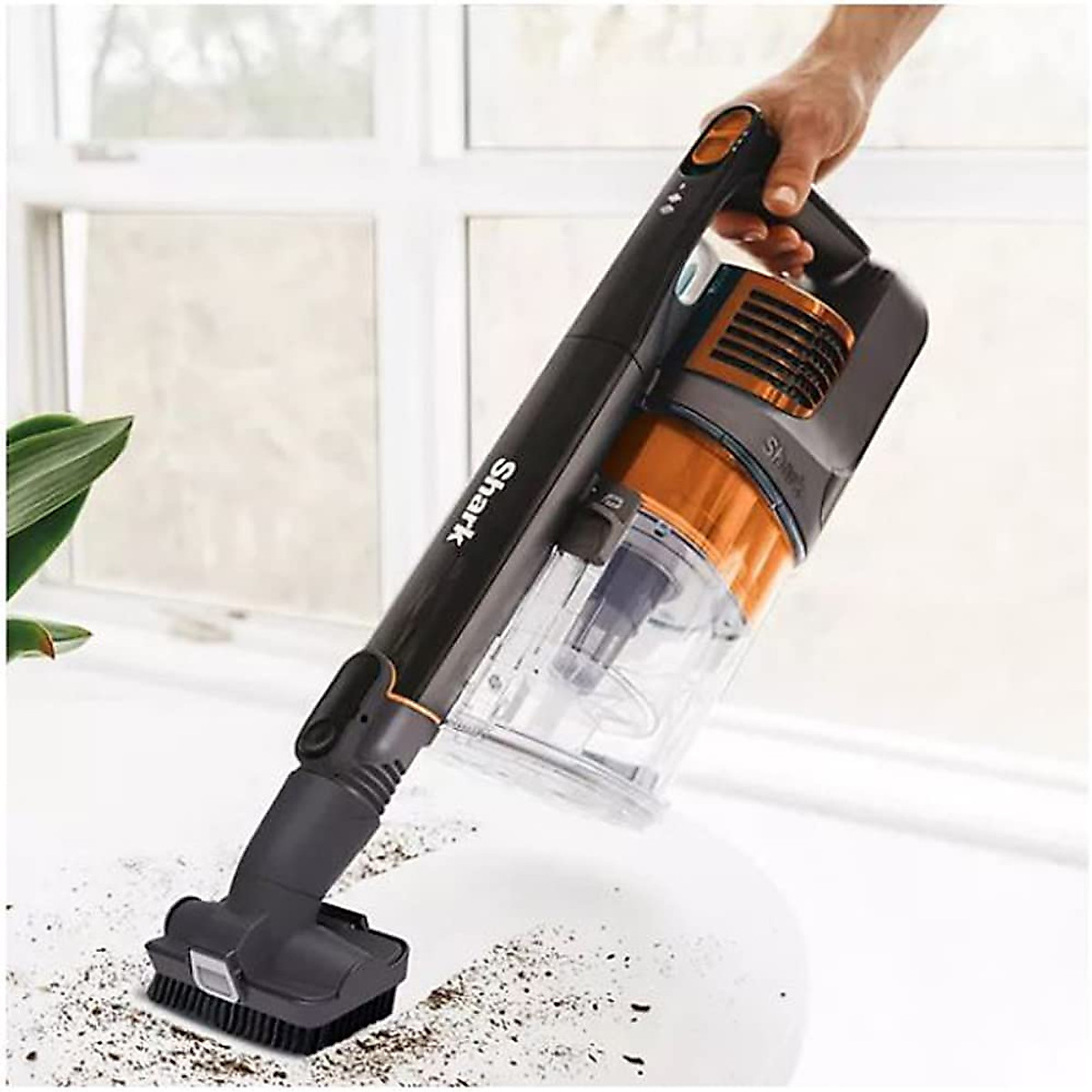 Shark IZ142 Impact Pet Pro Cordless Vacuum with Zero-M Orange (Renewed) CRTSRKIZ142RB