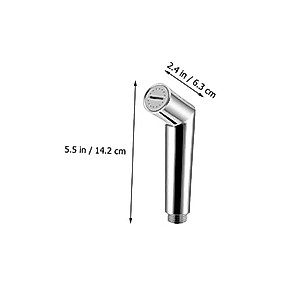 SOESFOUFU 1 Set Toilet Sprayer Bidet Handheld Cloth Diaper Sprayer Kit Handheld Sprayer Stainless Hose Hot and Cold Hand Held Bidet Cleaning Kits Cloth Diapers Hand Shower Silver Copper